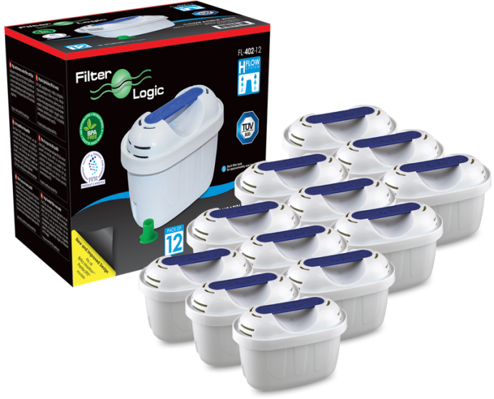 Filter Logic FL-402 - Brita Maxtra kompatible - 12 filtre - Brita ...